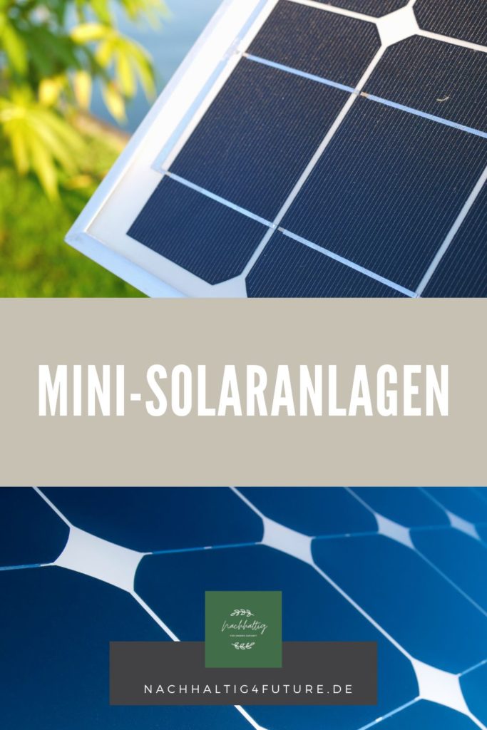 Mini-Solaranlagen — Nachhaltig4future