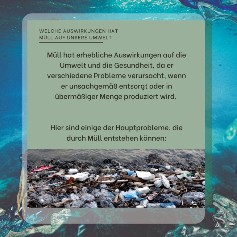 Welche Auswirkungen hat Müll auf unsere Umwelt? — Nachhaltig4future